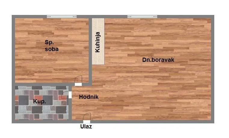 Prodaja, dvosoban stan, 44m2, Telep južni, Novi Sad, Novi Sad