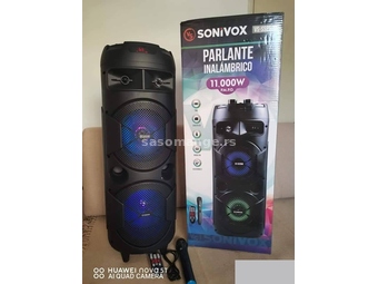 Veliki Bluetooth karaoke zvucnik + Bežični mikrofon Sonivox