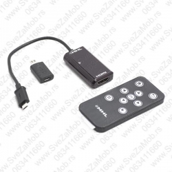 MHL to HDMI Adapter with Remote Control