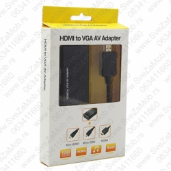HDMI na VGA AV adapter