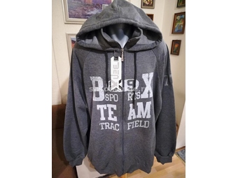 Novi muski duks sa kapuljacom Benx 4XL 5XL Sivi Novo