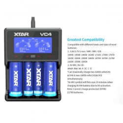 Punjač za baterije XTAR VC4 AAAA/AAA/AA/A/SC/C/D - punjač za mobilni telefon
