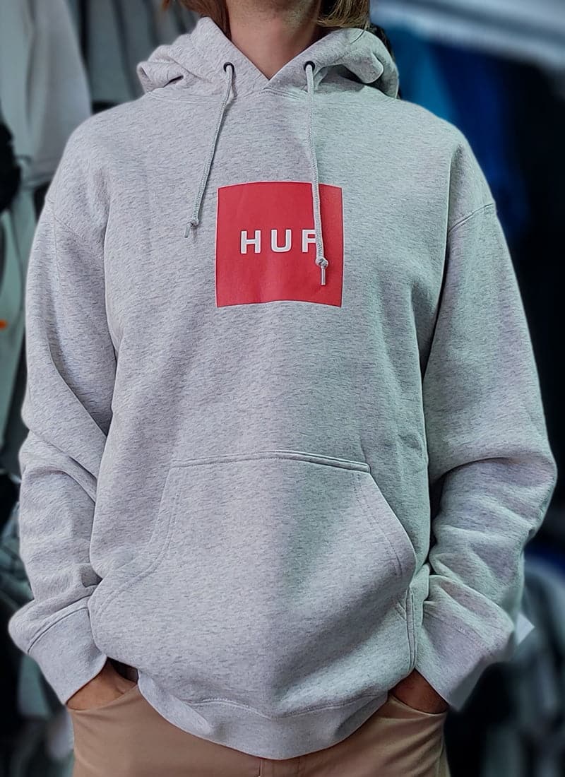 HUF Essentials Box Logo Hoodie