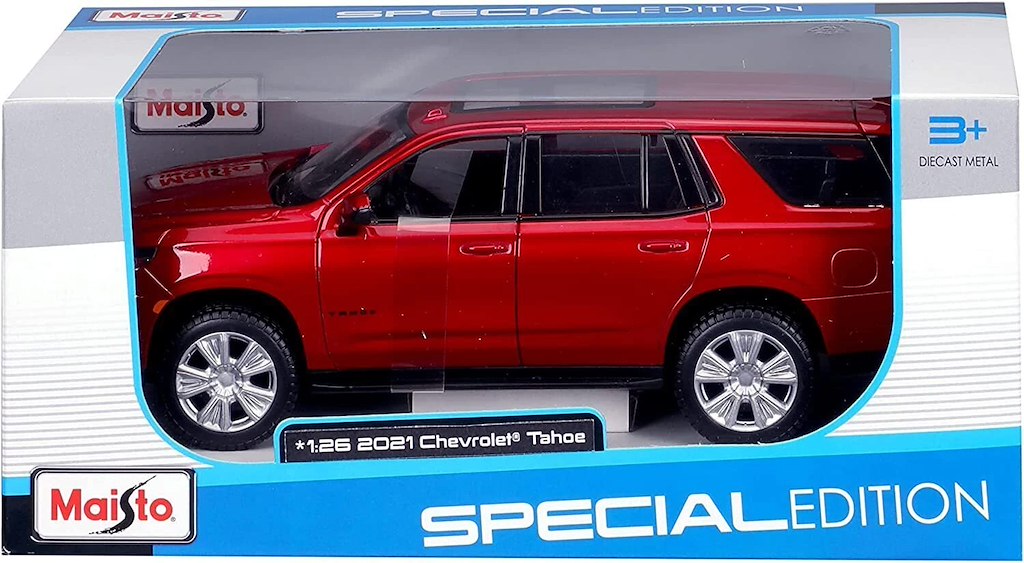 MAISTO METALNI MODEL AUTICA 1:24 2021 CHEVY TAHOE 31533RD