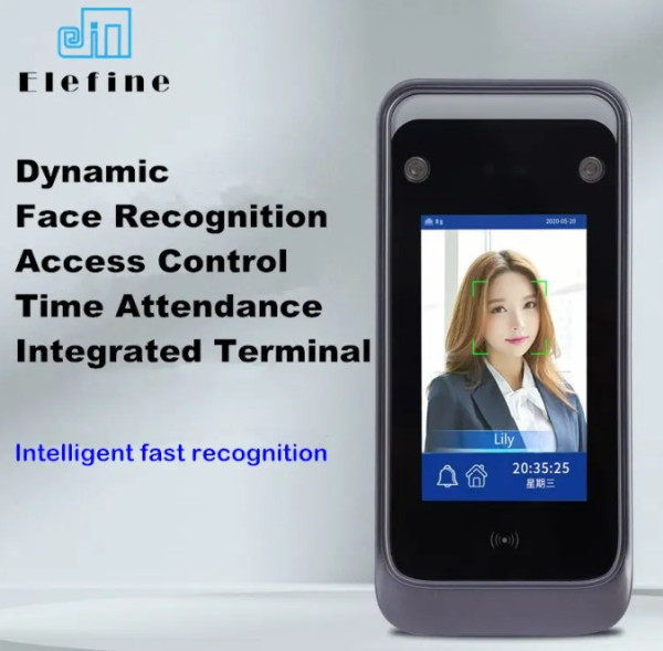 SMART-KPS-ATTENDANCE MACHINE-EF-S500 Gembird Dynamic Face Recognition Access Control Reader Time At