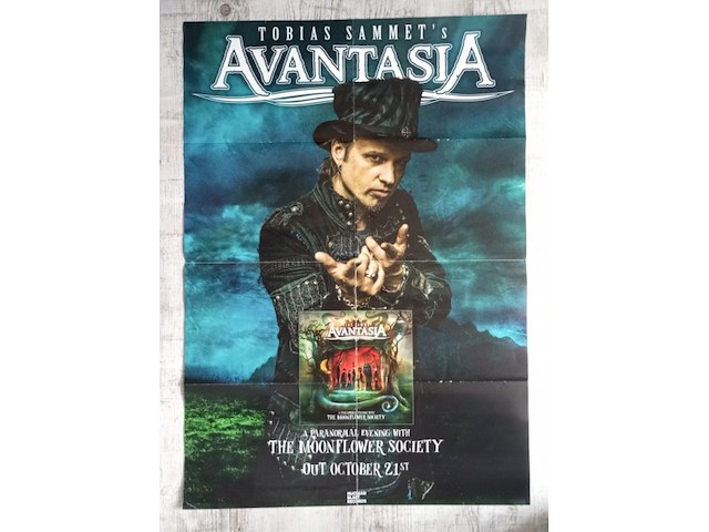 AVANSTASIA - plakat kao reklama za novi album 2022. god