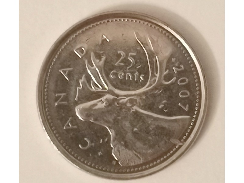 25 CENTS CANADA 2007.