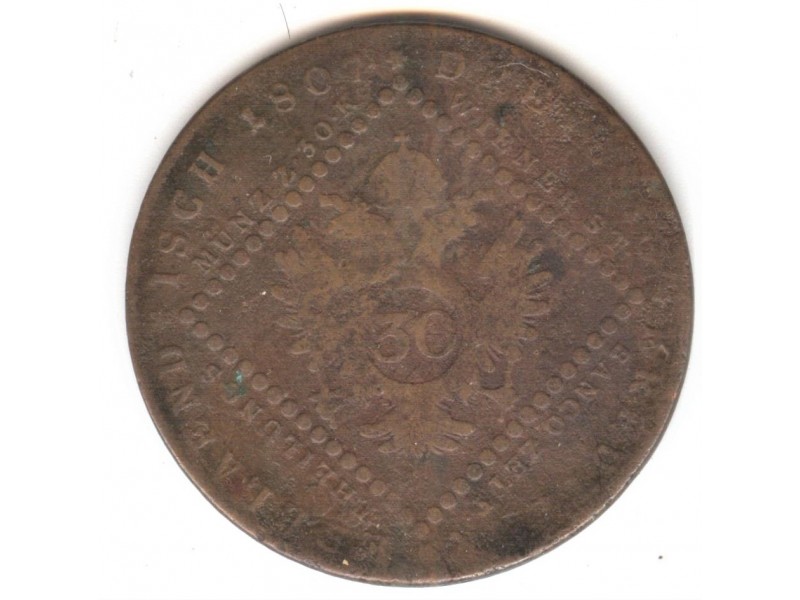 Austrija 30 kreuzer 1807 A