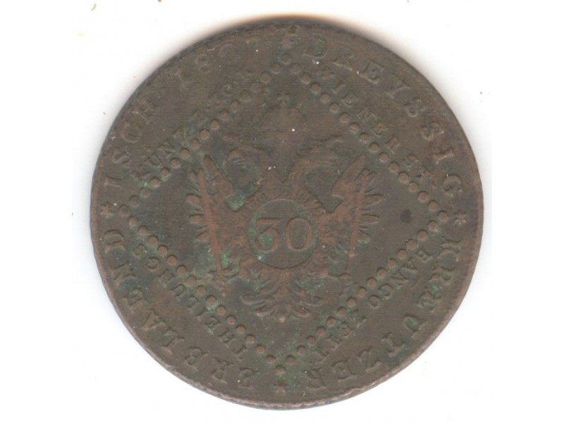 Austrija 30 kreuzer 1807 S