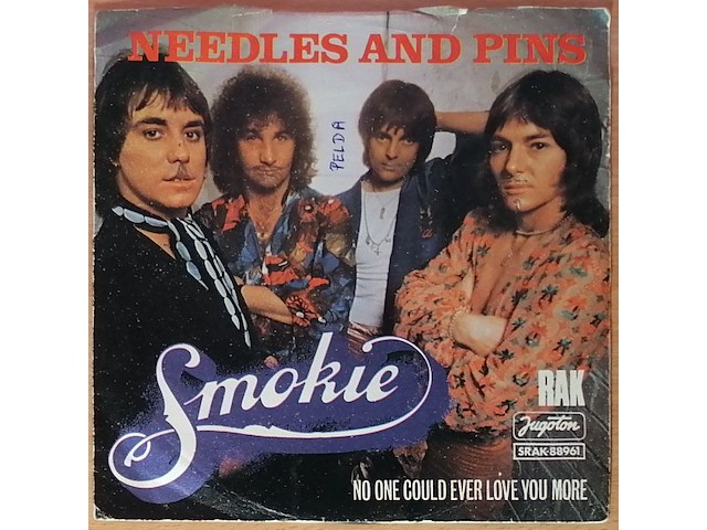 SP SMOKIE - Needles And Pins (1978) VG-, vrlo dobra