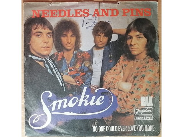 SP SMOKIE - Needles And Pins (1978) VG/VG-, vrlo dobra