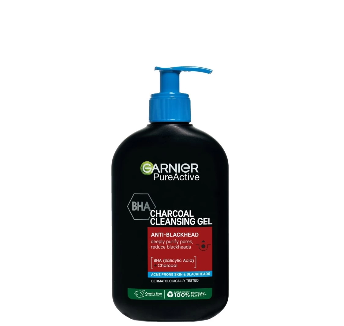 GARNIER PURE ACTIVE GEL ZA ČIŠĆENJE LICA 250ML PROTIV MITISARA CHARCOAL