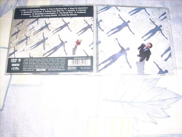 Muse ‎– Absolution CD + DVD EastWest EU 2003.