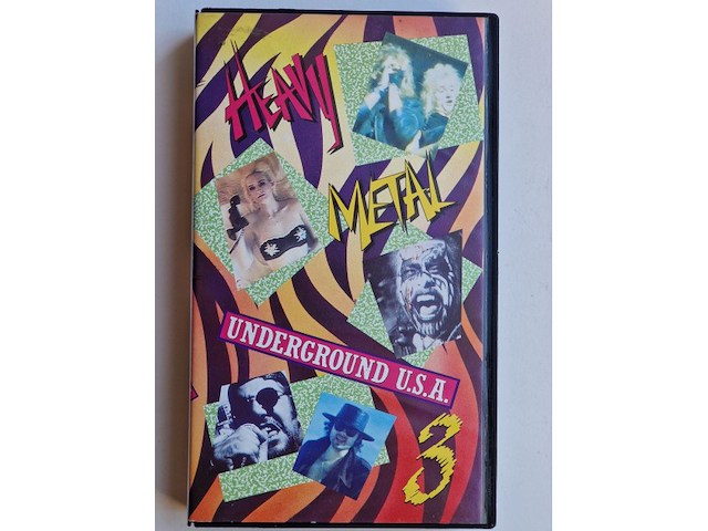 Heavy Metal 3 Annihilator Biohazard Original VHS