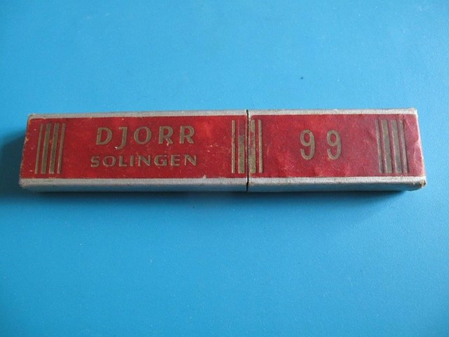 Stara kutija od brijača-britve `DJORR 99 Solingen`