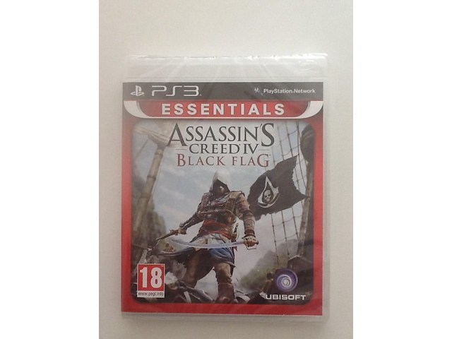 Assassin`s Creed IV BLACK  FLAG PS3 Igra NOVO!