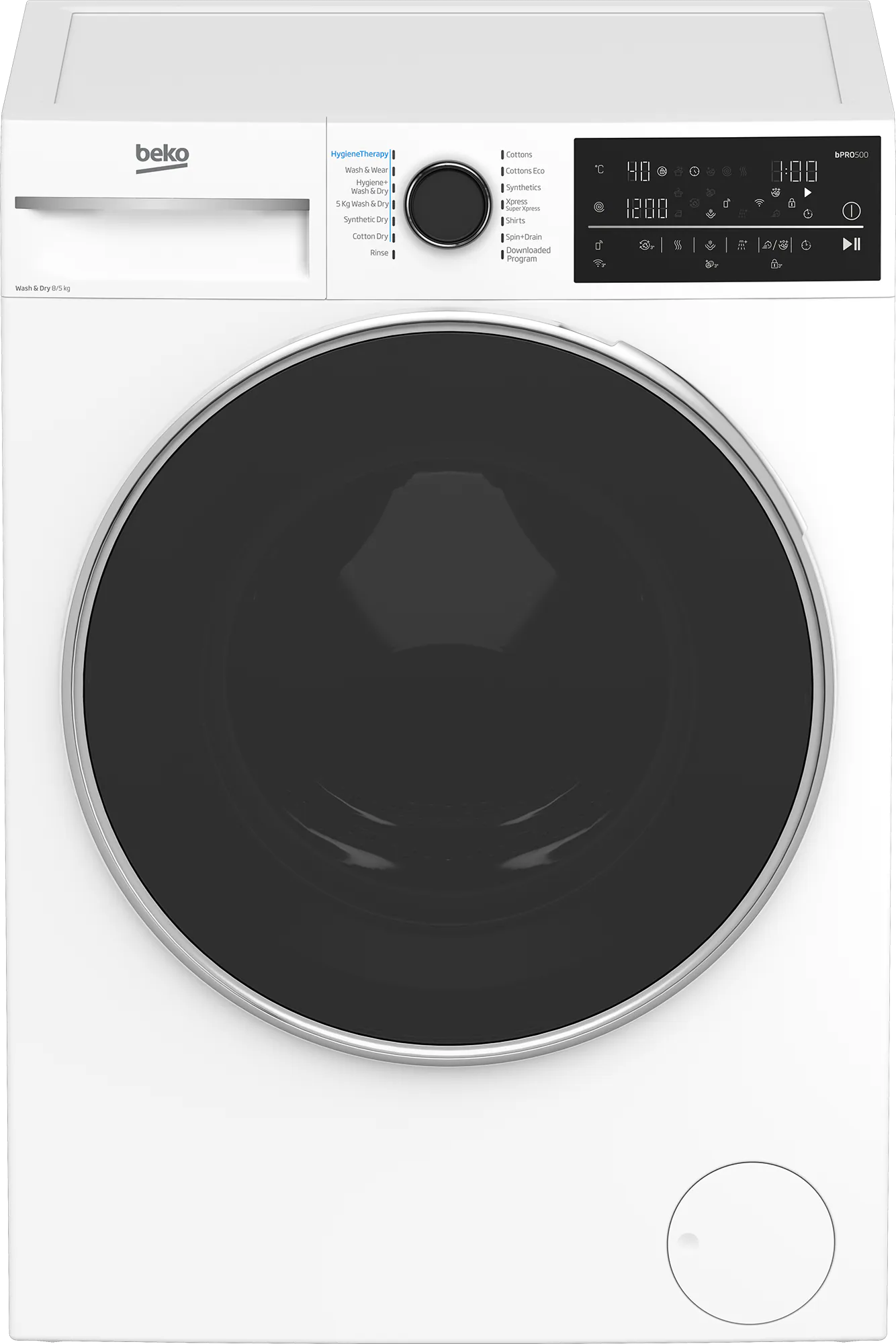 B5DFT88442W: Samostojeća mašina za pranje i sušenje veša (8 kg / 5 kg, 1400 rpm)