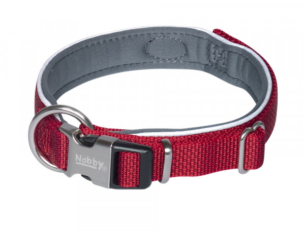 Nobby Dog ogrlica Clas.Preno Royal M/L 45-55cm crvena
