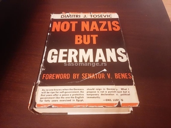 Not Nazis But Germans Tosevic Dimitri 1944 god. RETKO Published by&nbsp;The Ryerson Press