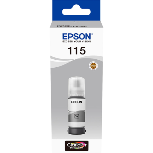 Epson Original Printer Ink/mastilo 115 EcoTank Grey ink bottle | C13T07D54A