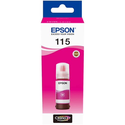 Epson Original Printer Ink/mastilo 115 EcoTank Magenta ink bottle | C13T07D34A