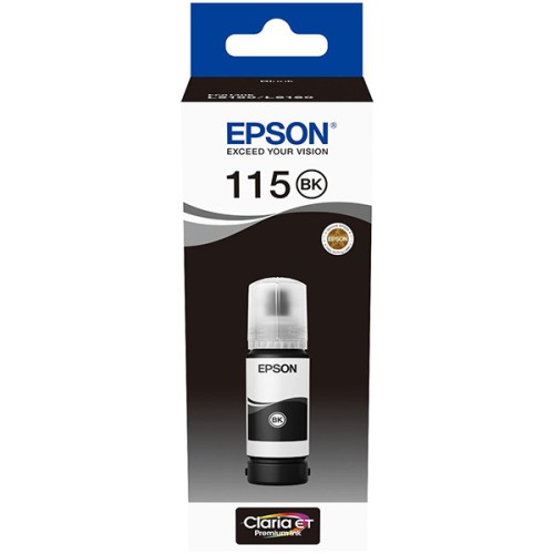 Epson Original Printer Ink/mastilo 115 EcoTank Pigment Black ink bottle | C13T07C14A