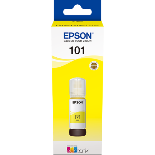 Epson Original Printer Ink/mastilo 101 EcoTank Yellow ink bottle | C13T03V44A