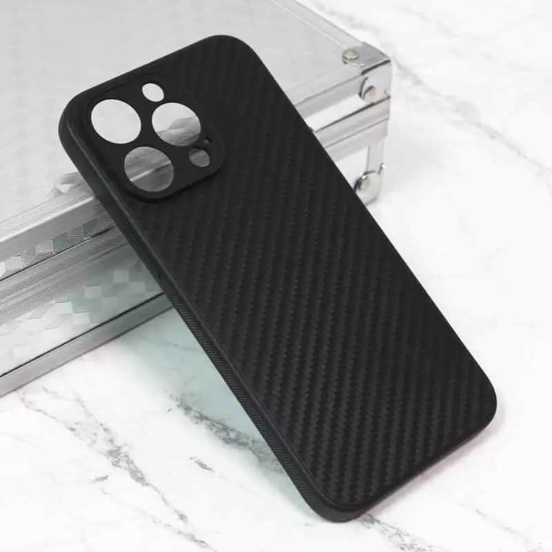 Maska Carbon fiber za iPhone 15 Pro Max 6.7 crna