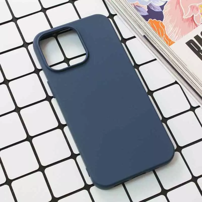 Maska Nano Silikon za iPhone 15 Pro Max 6.7 tamno plava