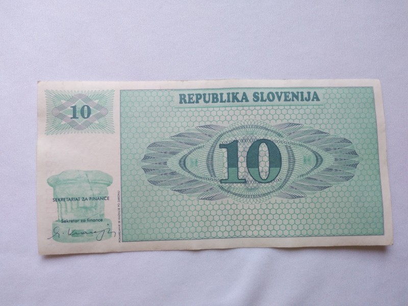 Slovenija 10 tolara,1992 god.