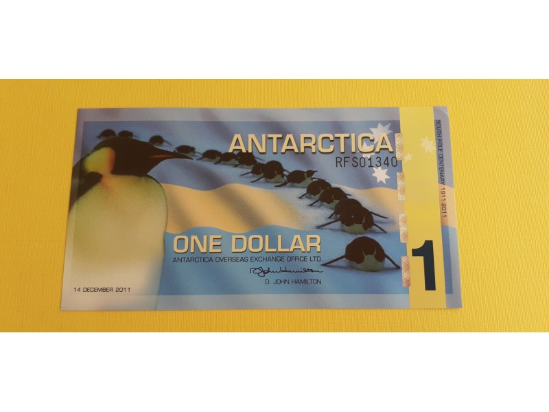 ANTARCTICA 1 DOLAR.UNC.