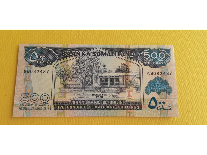 SOMALILAND 500 SILINGA.UNC. 2008.