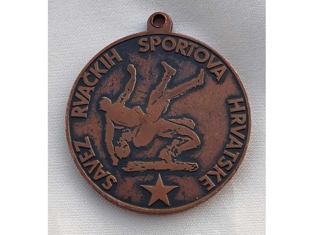 Savez rvačkih sportova Hrvatske medalja bronza 1986