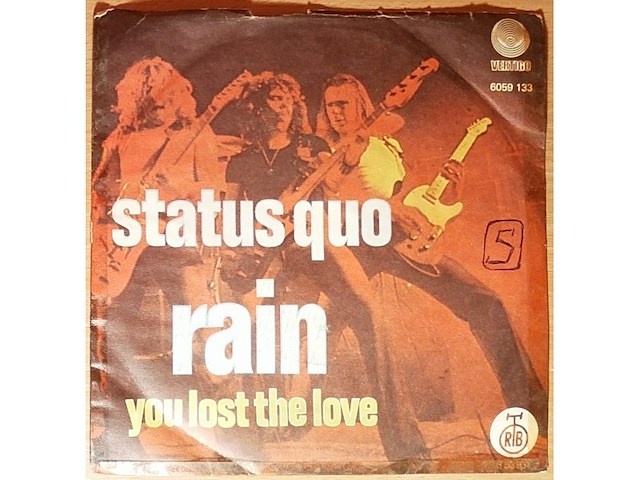 SP STATUS QUO - Rain (1976) VG, vrlo dobra