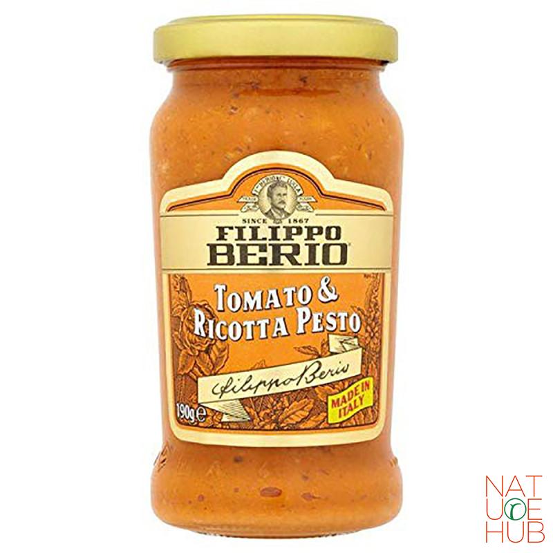 Filippo Berio Tomato ricota pesto sos 340g