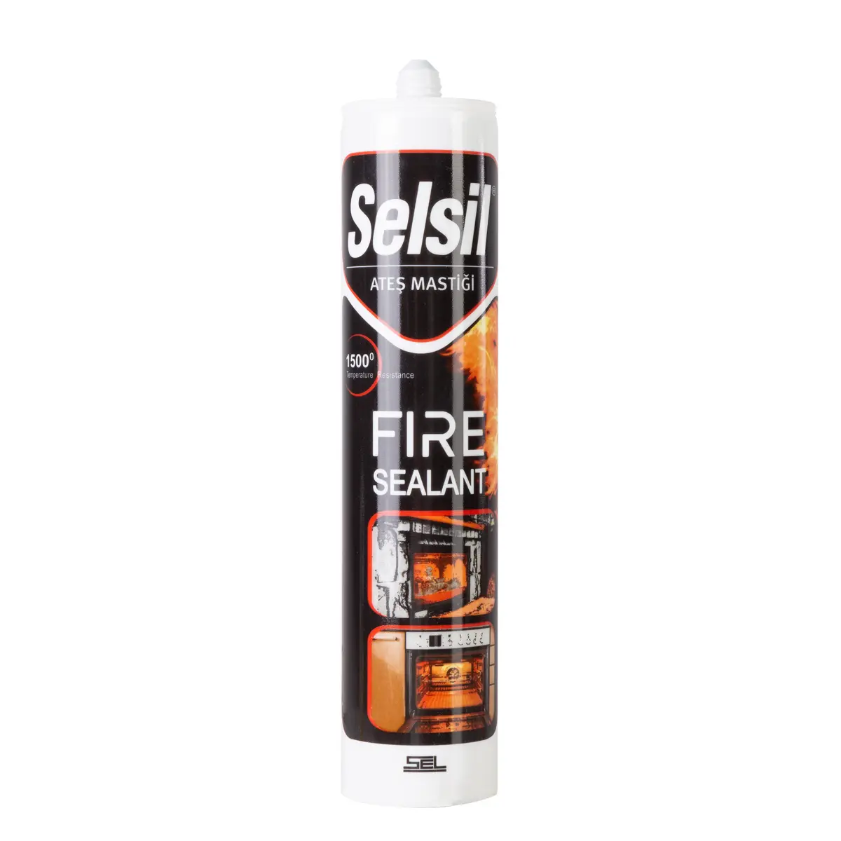 SEL Kit za temperature do 1500°C 300ml crni