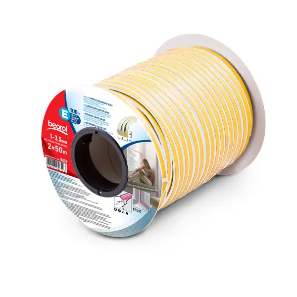 Beorol Samolepljiva dihtung traka 2x50m, E-profil