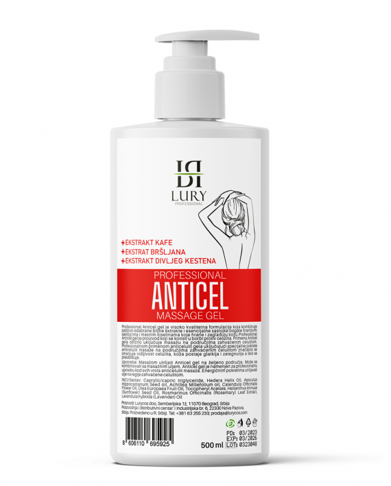 Anticelulit gel – 500 ml