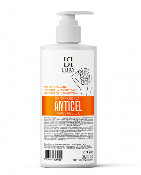 Anticelulit ulje – 500ml