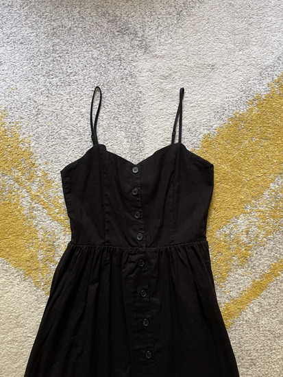 H&M lanena midi haljina