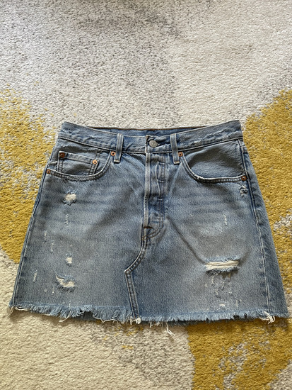 Levis teksas mini suknja