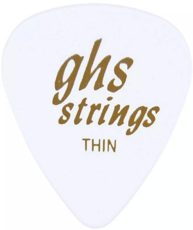 GHS A53 STYLE G THIN PICK-WHT - Trzalica za gitaru