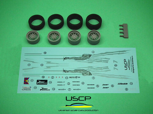 Ukrainian Scale Cars Production (USCP) 24T022 Nissan Skyline GTR (R33) Fast And Furious (TransKIT)