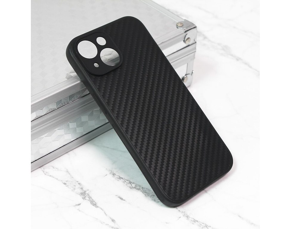 Futrola Carbon fiber - iPhone 15 crna