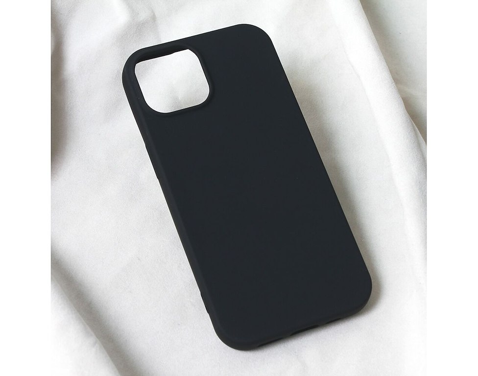 Futrola Teracell Soft Velvet - iPhone 15 crna