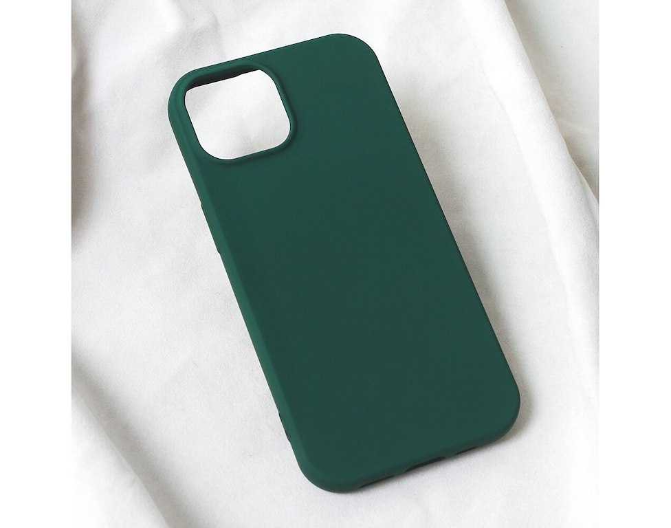Futrola Teracell Soft Velvet - iPhone 15 tamno zelena
