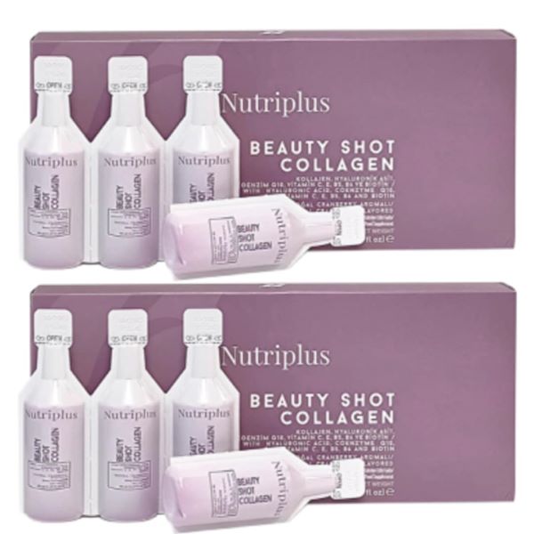 Nutriplus Beauty Shot Collagen,rastvor za oralnu upotrebu,12×50ml. 1+1