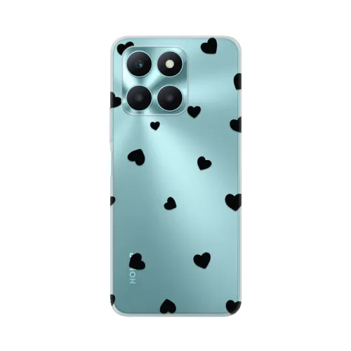 Silikonska futrola - maska print Skin za Huawei Honor X6a Hearts