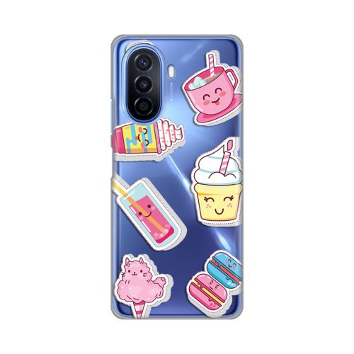 Silikonska futrola - maska print Skin za Huawei Nova Y70/Nova Y70 Plus Ice cream