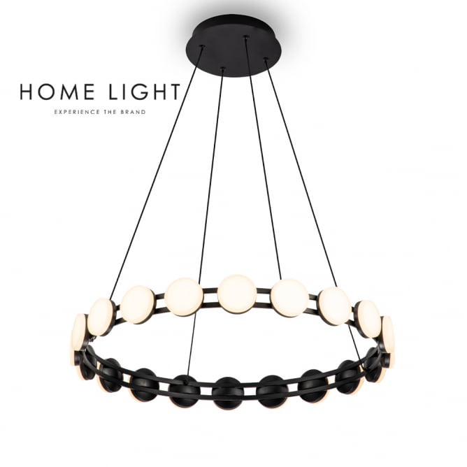 HOME LIGHT – LUNA 226 LUSTER 61W 3000K CRNA